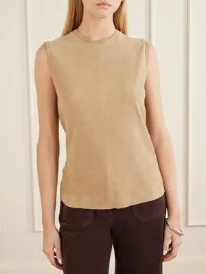 Stouls Miuccia Suede Tank - Neutrals