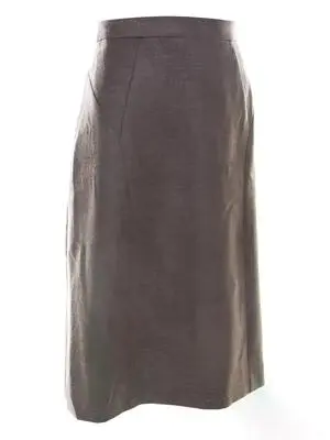 Escada A-line Wool Skirt - Brown