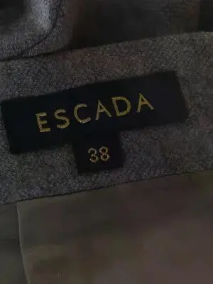 Escada A-line Wool Skirt