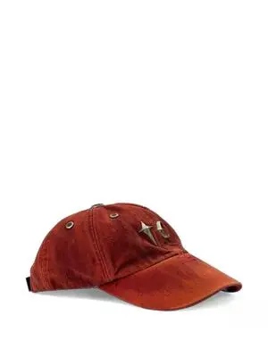 THUG CLUB Distressed Effect Cap - Red