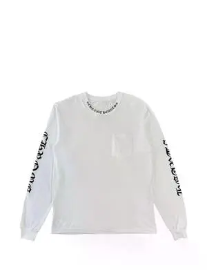 Chrome Hearts Logo-print Chest-pocket T-shirt - White