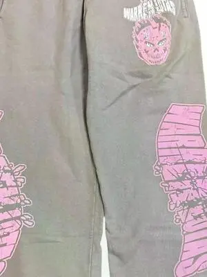 WARREN LOTAS Mask Logo Track Pants - Grey