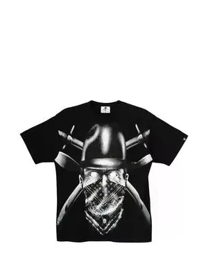 WARREN LOTAS Scarred Bandit Logo-print T-shirt - Black