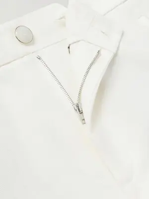GOD'S TRUE CASHMERE Straight-leg Shorts - White