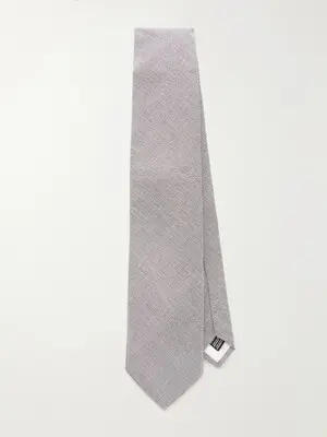 Oliver Peoples Knitted Cotton-blend Tie