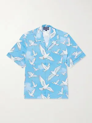 Vilebrequin 3.paradis Chelly Printed Camp-collar Linen Shirt