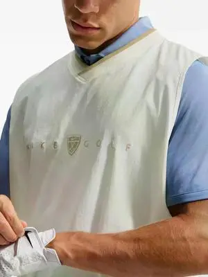 Nike Fairway Logo-embroidered V-neck Vest