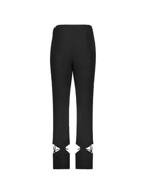 ELLERY Embellished Cut-out Trousers - Black
