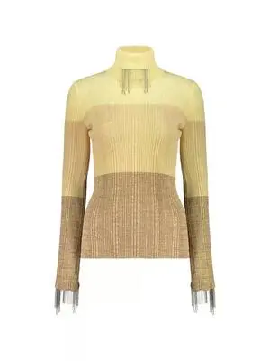 ELLERY Colour-block Fringe Detail Sweater
