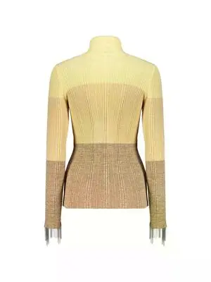ELLERY Colour-block Fringe Detail Sweater