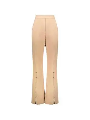 ELLERY Button-embellished Trousers - Brown