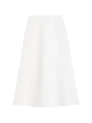 Scanlan Theodore Knit Soft-hem Skirt - White