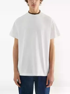 JIL SANDER Embroidered-monogram Three-pack T-shirts