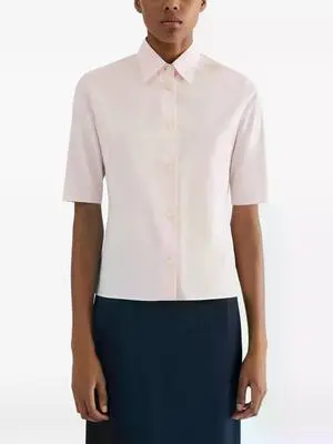 JIL SANDER Embroidered Poplin Shirt
