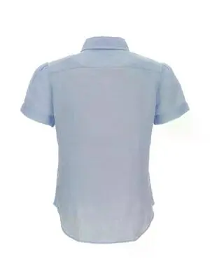 Polo Ralph Lauren Embroidered Logo Short Sleeve Shirt - Blue