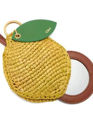 Chloé Lemon-shaped Woven Bag Charm