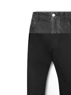 Amiri Hybrid Drawstring-cuff Track Pants