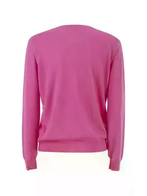 VANISÈ V-neck Cashmere Sweater - Pink