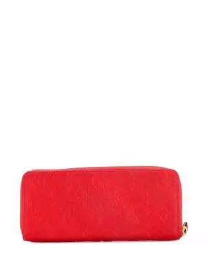 LOUIS VUITTON Clemence Wallet Monogram Empreinte Leather Small Wallets