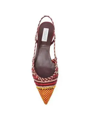 Gabriela Hearst Perro Braided Slingback Pumps