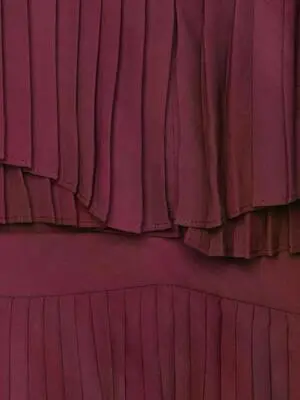 Elie Saab Pleated Halter-neck Dress