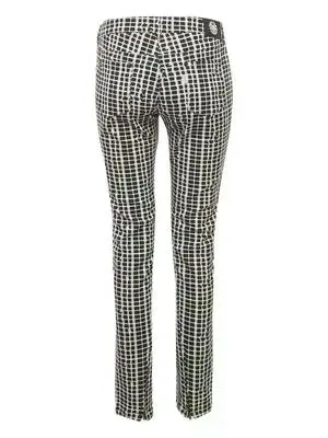 Kenzo Grid-print Tailored Trousers - Black