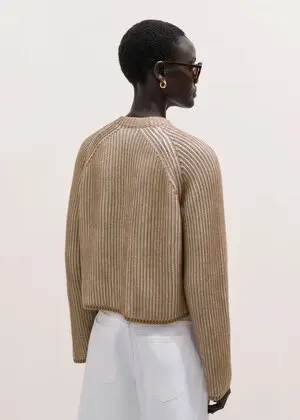 ME+EM Ribbed Knit Cardigan