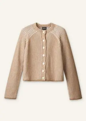 ME+EM Ribbed Knit Cardigan