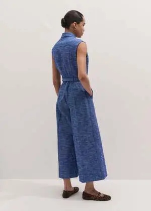 ME+EM Wide Leg Cropped Jumpsuit