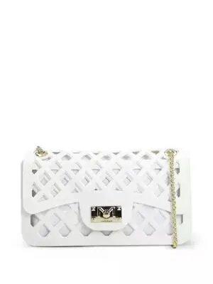 MARC ELLIS Cut-out Detail Shoulder Bag - White