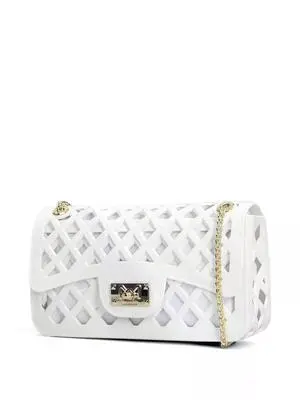 MARC ELLIS Cut-out Detail Shoulder Bag - White