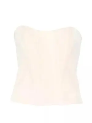 Raquel Diniz Elena Corset Top - Neutrals