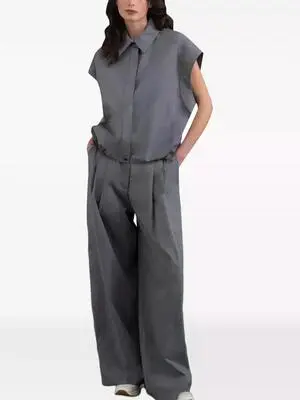 MOORER Sleeveless Shirt