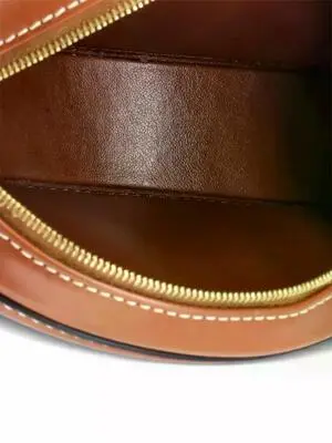 Celine Triomphe Oval Leather Mini Crossbody Bag