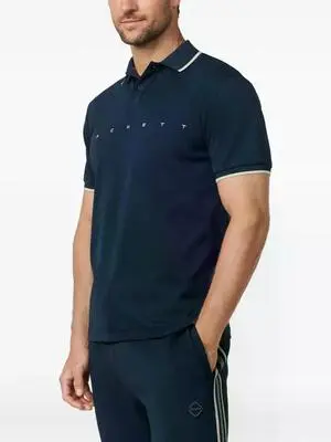 HACKETT LONDON Logo-print Short-sleeve Polo Shirt