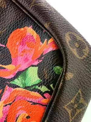 LOUIS VUITTON Monogram Roses Pochette Accessoires Shoulder Bag