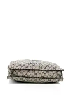 Gucci Convertible Soft Open Printed Gg Coated Canvas Tall Tote Bag