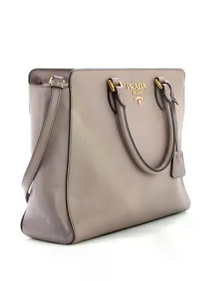 Prada Saffiano Leather Convertible Tote Bag