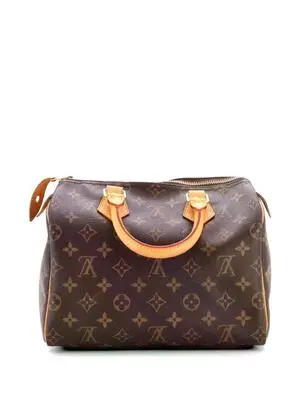 LOUIS VUITTON Speedy 25 Satchel Handbag Monogram Canvas