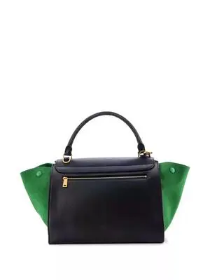 Celine Tricolor Trapeze Satchel Bag