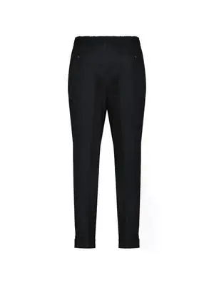 Officine Générale Seersucker Trousers - Black