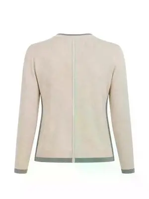 CUDDLEUP Contrast Trim Cardigan