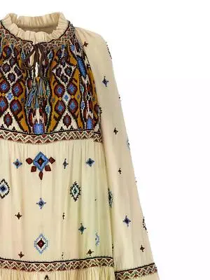 FORTELA Arsia Embroidered Maxi Dress