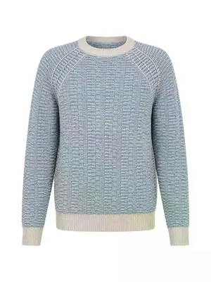 ROBERTO COLLINA Textured Knit Raglan Sleeve Sweater