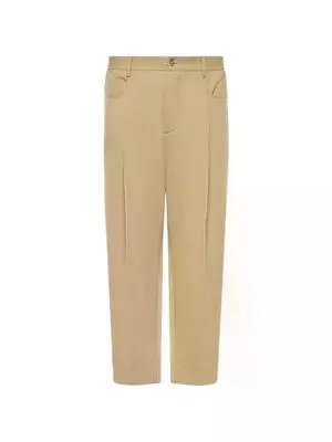 GIULIANO GALIANO Niklas Pleated Wool Trousers - Neutrals