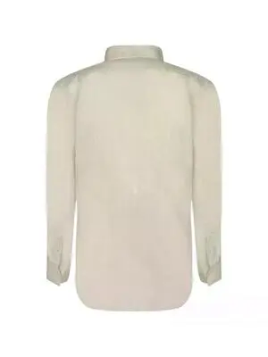 XACUS Mandarin-collar Linen Shirt