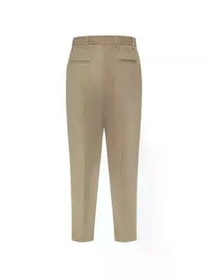 GIULIANO GALIANO Korb Pleated Wool Trousers