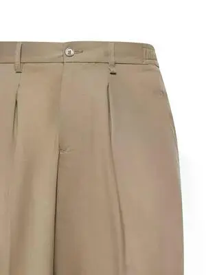 GIULIANO GALIANO Korb Pleated Wool Trousers