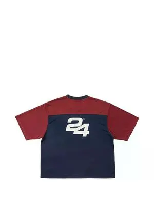 SUMMIT GAMES Logo Print Mesh T-shirt