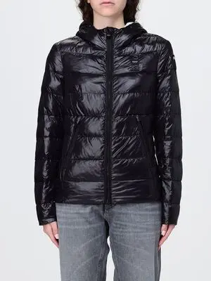 BLAUER. Nylon Down Jacket With Hood - Black